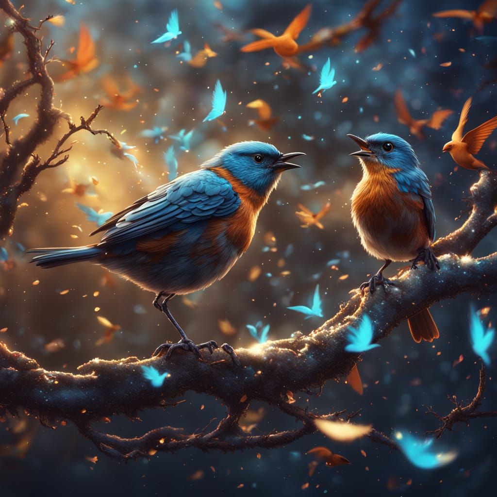 A bird - Fantastical Bird Creates Rhythmic Melody in Vibran...