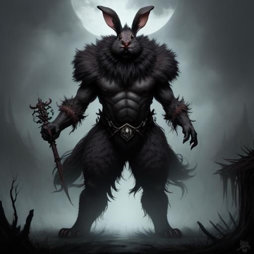 bunny of doom - AI Generated Artwork - NightCafe Creator
