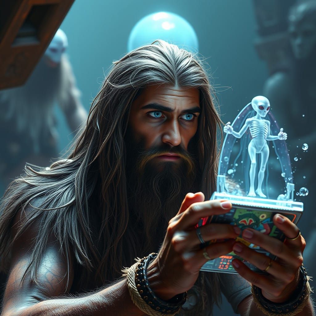 Out of this world - Ancient Explorer Contemplates Otherworld...