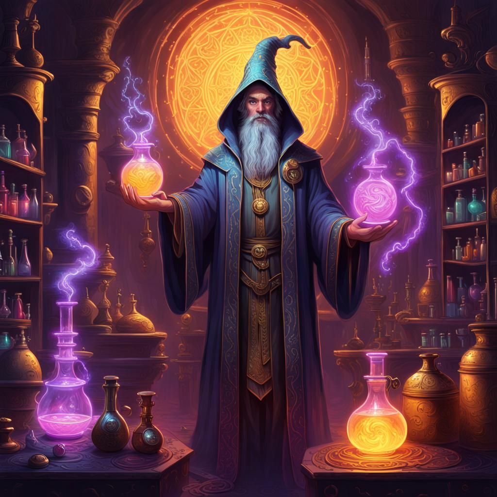 Merlin’s Lair (series) - AI Generated Artwork - NightCafe Creator