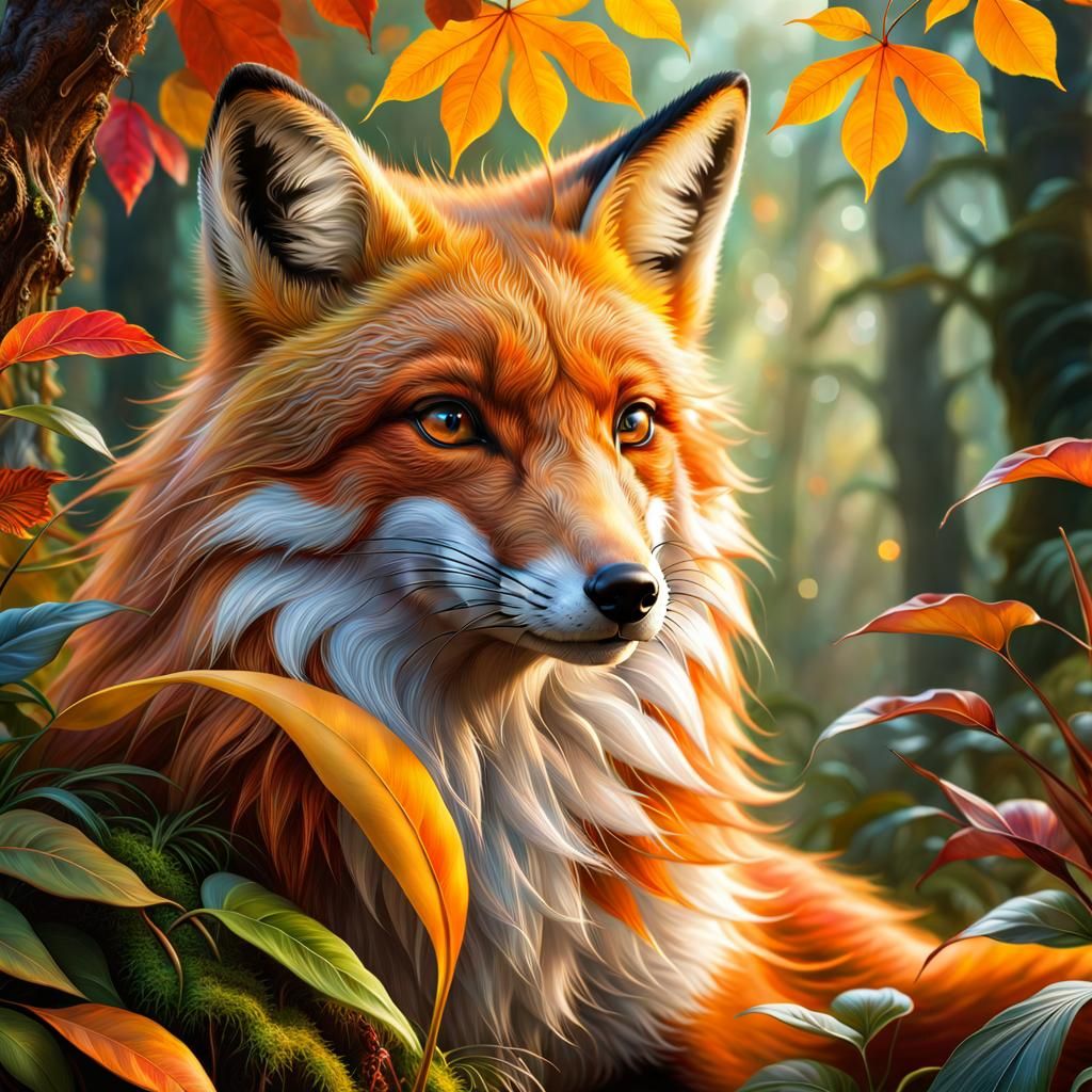 Fox - AI Generated Artwork - NightCafe Creator