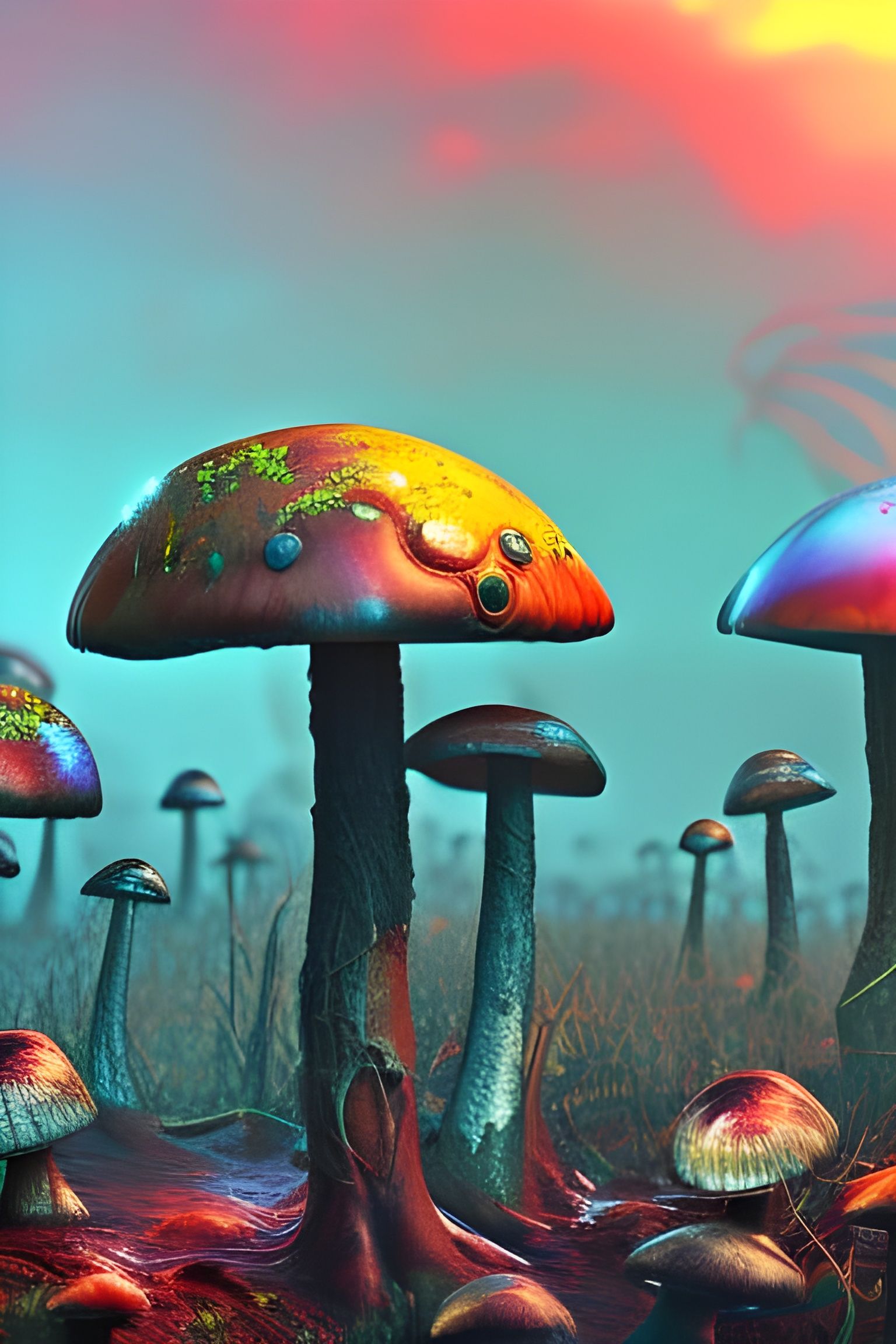 Murky Psychedelia - AI Generated Artwork - NightCafe Creator