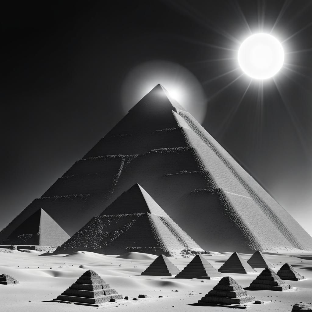 Ancient Egyptian Pyramids - AI Generated Artwork - NightCafe Creator