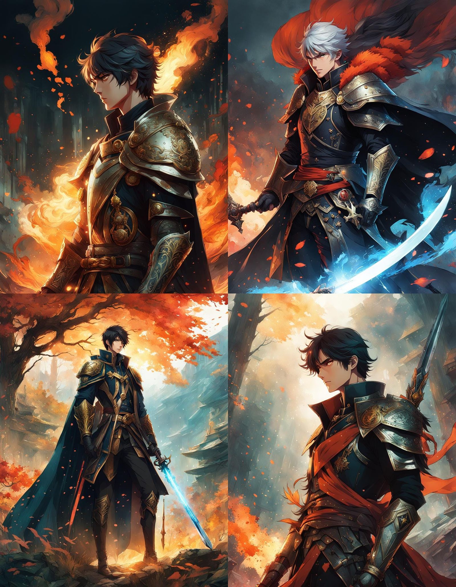 handsome magic knight, anime key visual, smooth, digital drawing ...