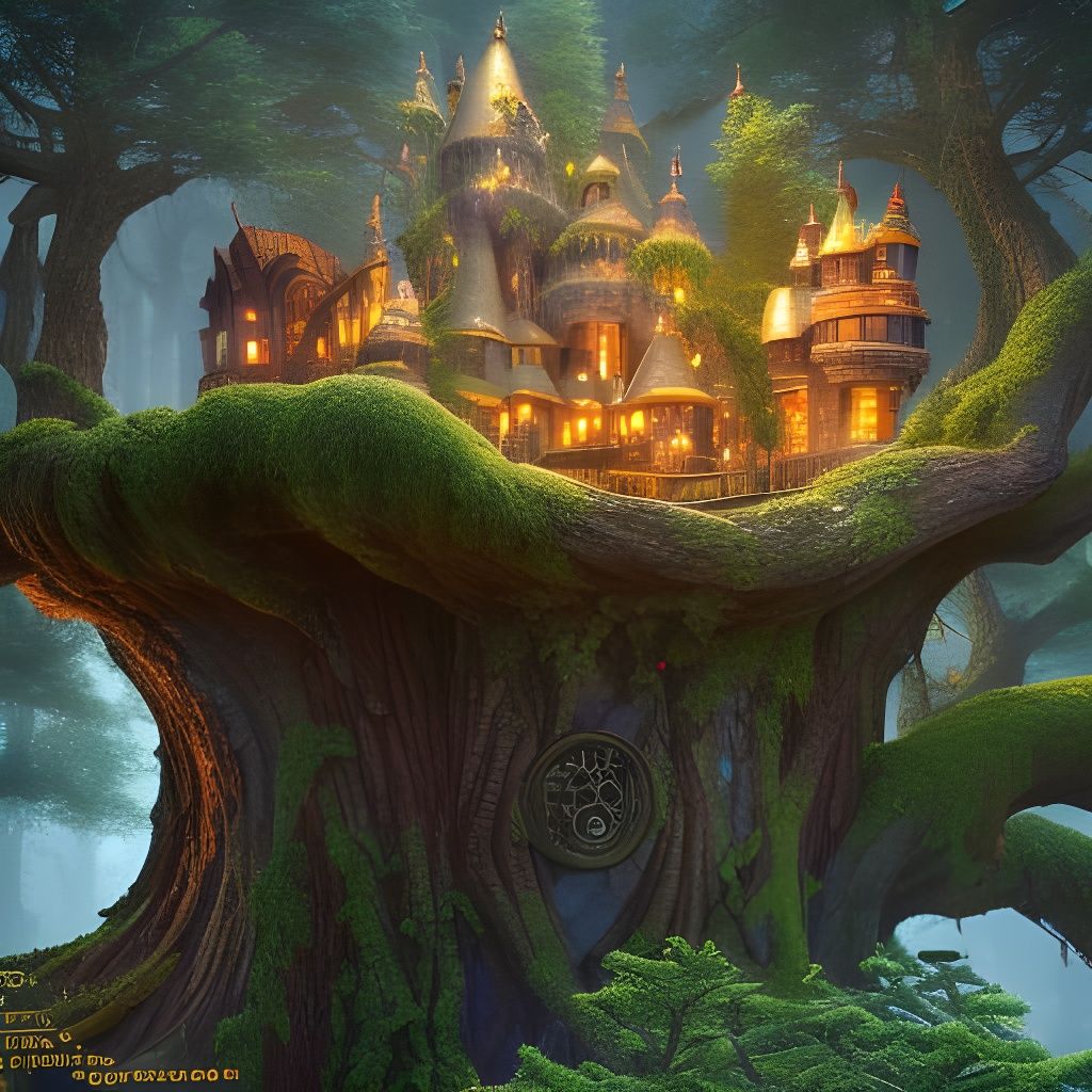 Tree Castle - AI Generated Artwork - NightCafe Creator