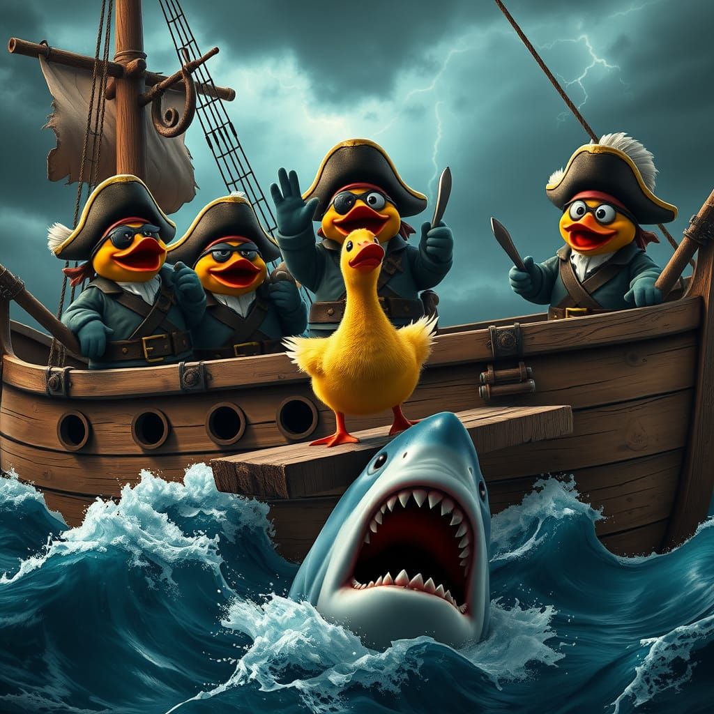 No Real Ducks Allowed! Waddle The Plank!