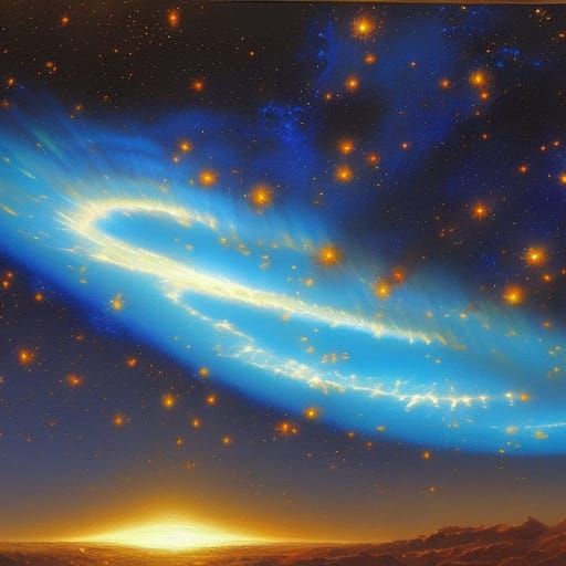 Super Nova Explosion Oil Painting - AI Generated Artwork - NightCafe ...