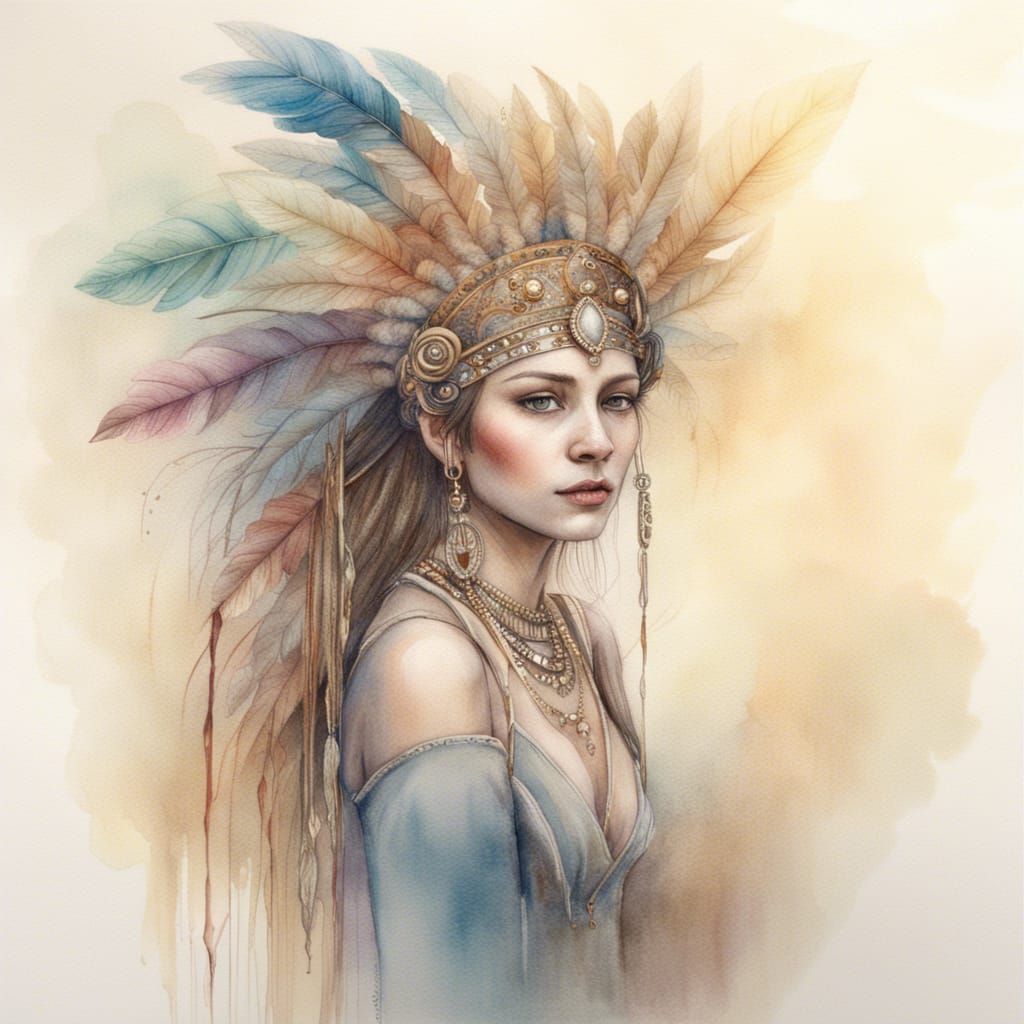 Shaman Queen - AI Generated Artwork - NightCafe Creator