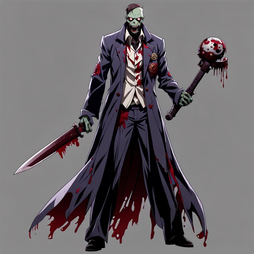 Armed Zombie - AI Generated Artwork - NightCafe Creator