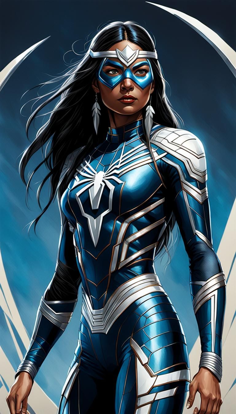 Native American Spider-Woman Marvel Studio Design ... - AI Art