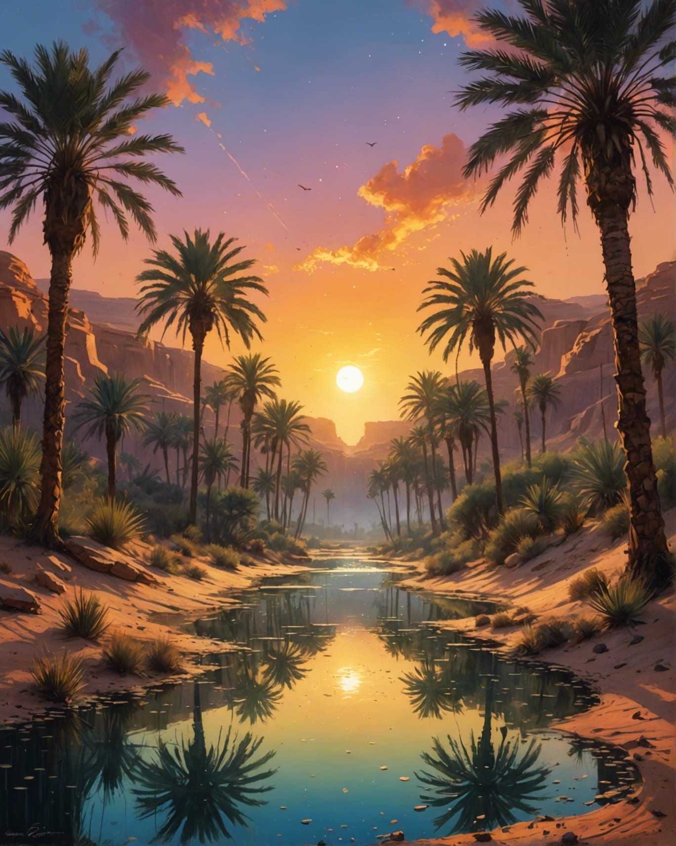 Oasis - AI Generated Artwork - NightCafe Creator