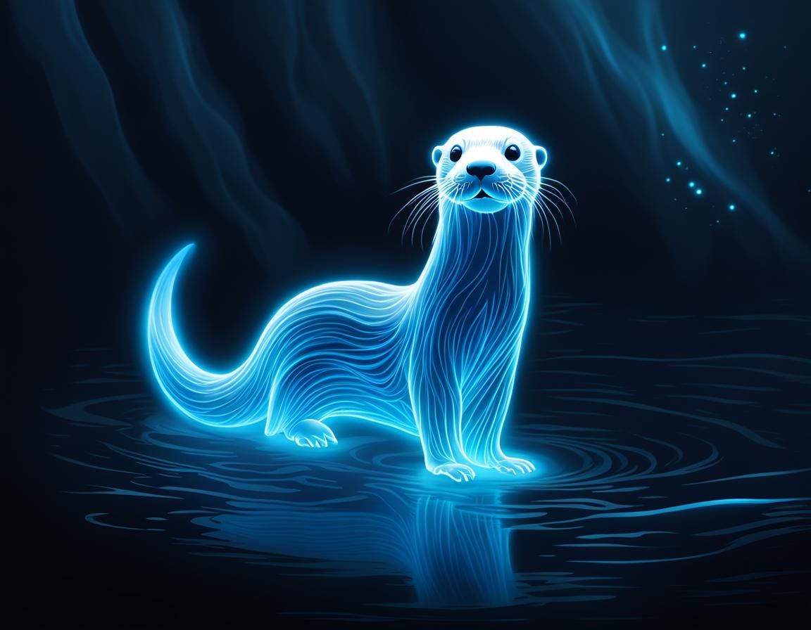 Hermione's Patronus - AI Generated Artwork - NightCafe Creator