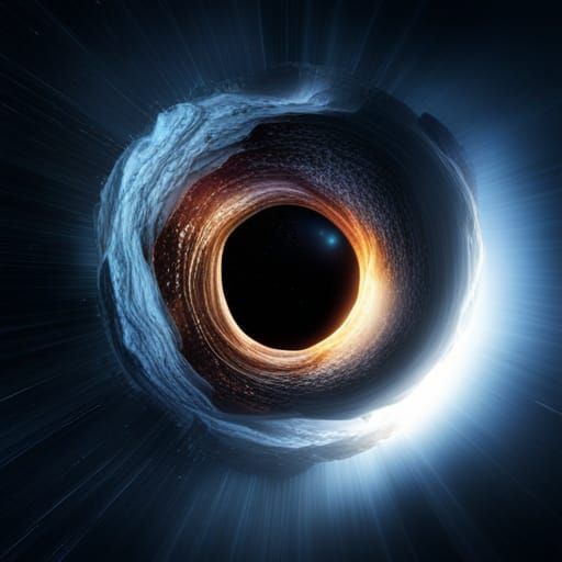 Accretion disk - AI Generated Artwork - NightCafe Creator