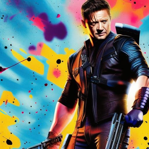 "Precision and Power: The Hawkeye Legacy" - AI Generated Artwork ...