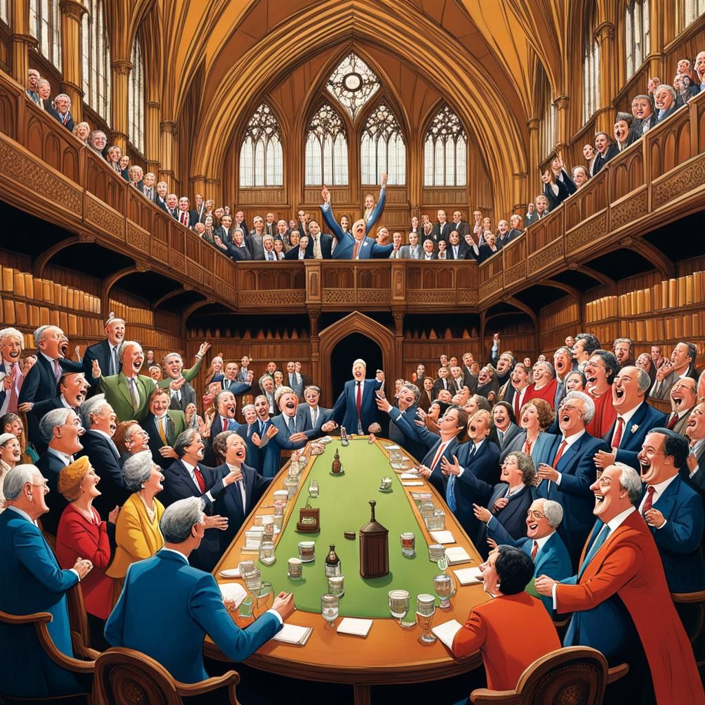 Utopian harmony in Government, with a real "political party" atmosphere ...