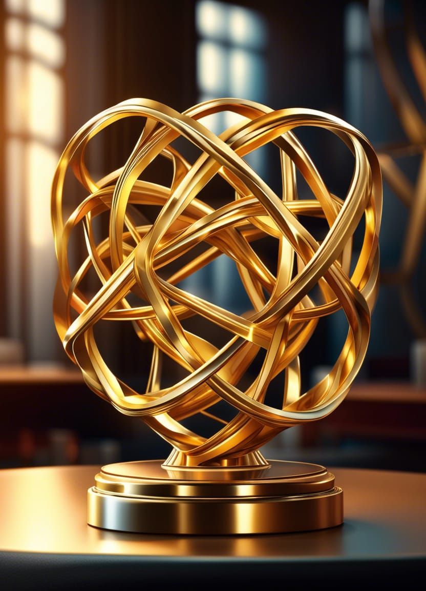 Mathematical Marvel Trophy - AI Generated Artwork - NightCafe Creator