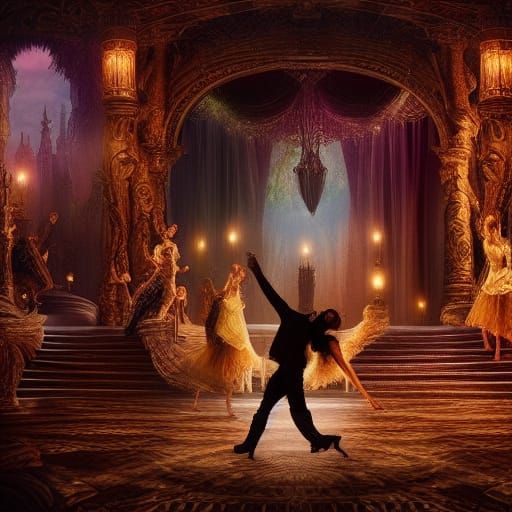 Enchanted dance - AI Generated Artwork - NightCafe Creator