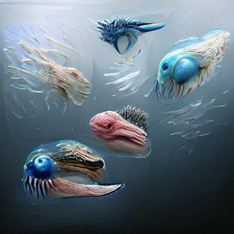 realistic sea creatures - AI Generated Artwork - NightCafe Creator