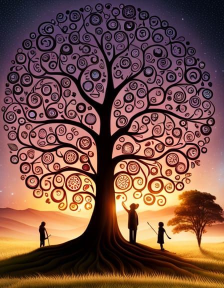 The Generational Wisdom Family Tree - AI Generated Artwork - NightCafe ...