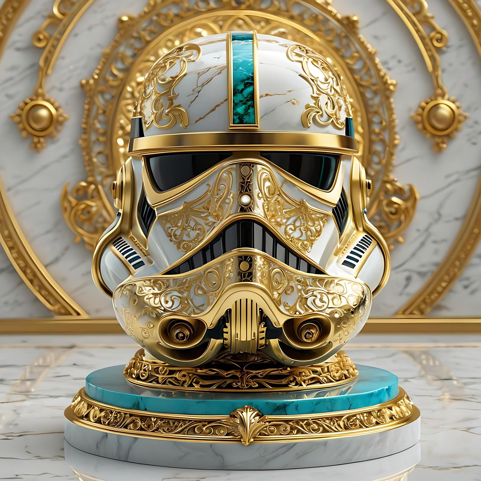 Golden Trooper - AI Generated Artwork - NightCafe Creator