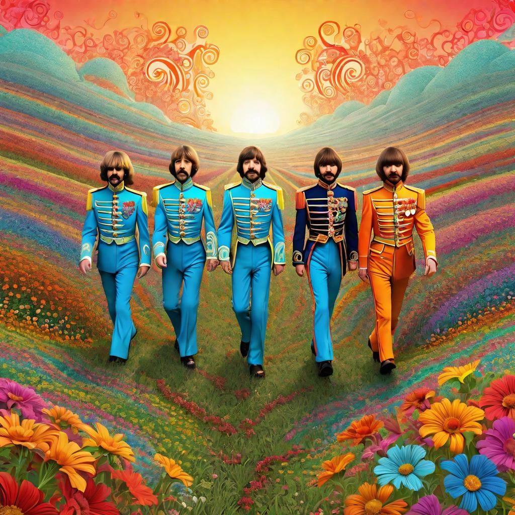 Psychedelic Fun No. 1 - AI Generated Artwork - NightCafe Creator