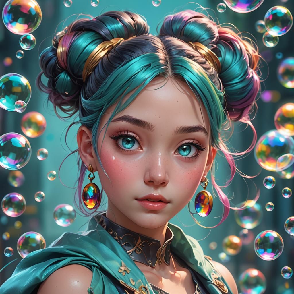 Bubbles - AI Generated Artwork - NightCafe Creator