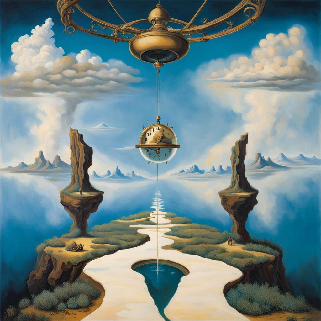 Art by Salvador Dali, René Magritte, imaginative representation ...
