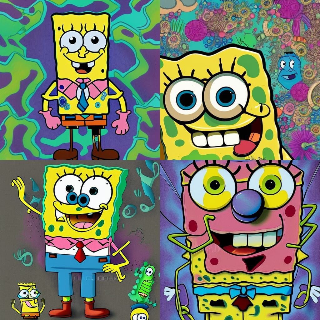 Spongebob but make it not make sense - AI Generated Artwork - NightCafe ...