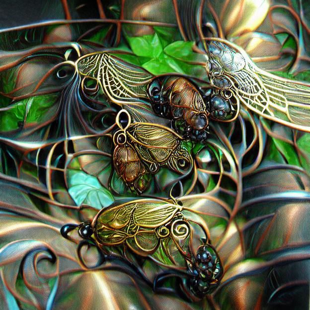 Fractal Fusion Experiment 268 - AI Generated Artwork - NightCafe Creator