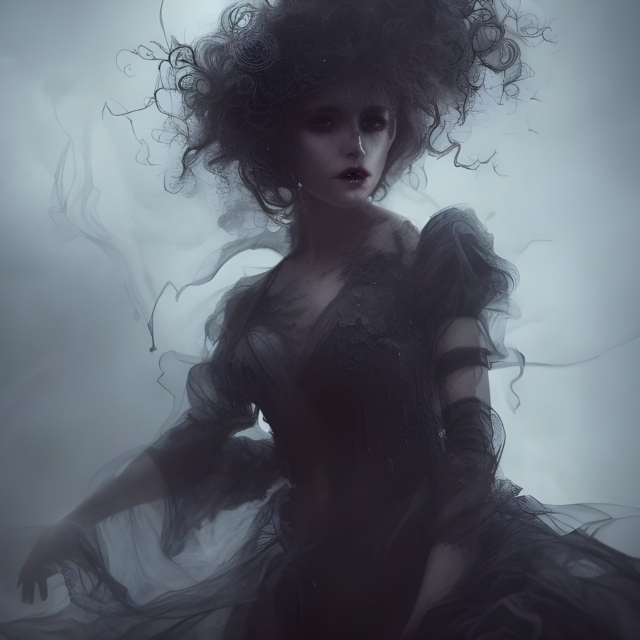 Bellatrix Lestrange #2 - AI Generated Artwork - NightCafe Creator