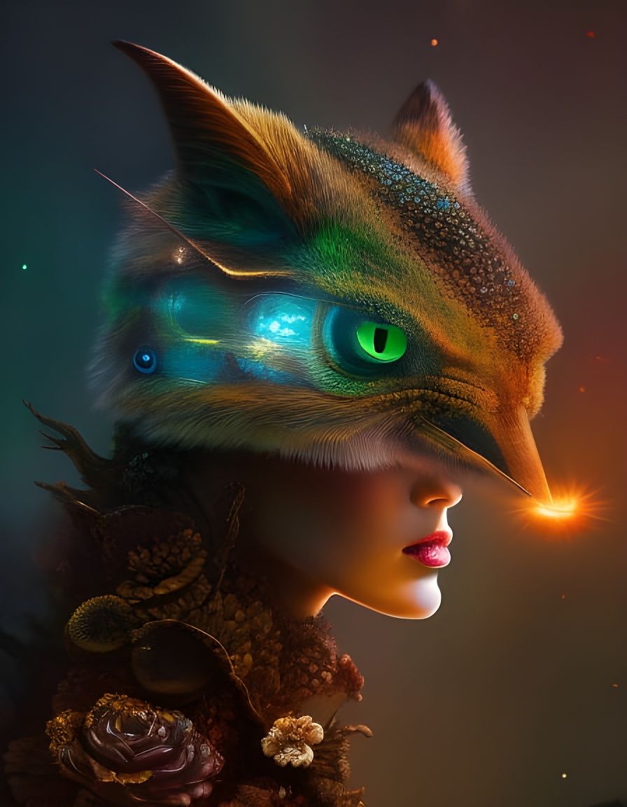 Living mask - AI Generated Artwork - NightCafe Creator