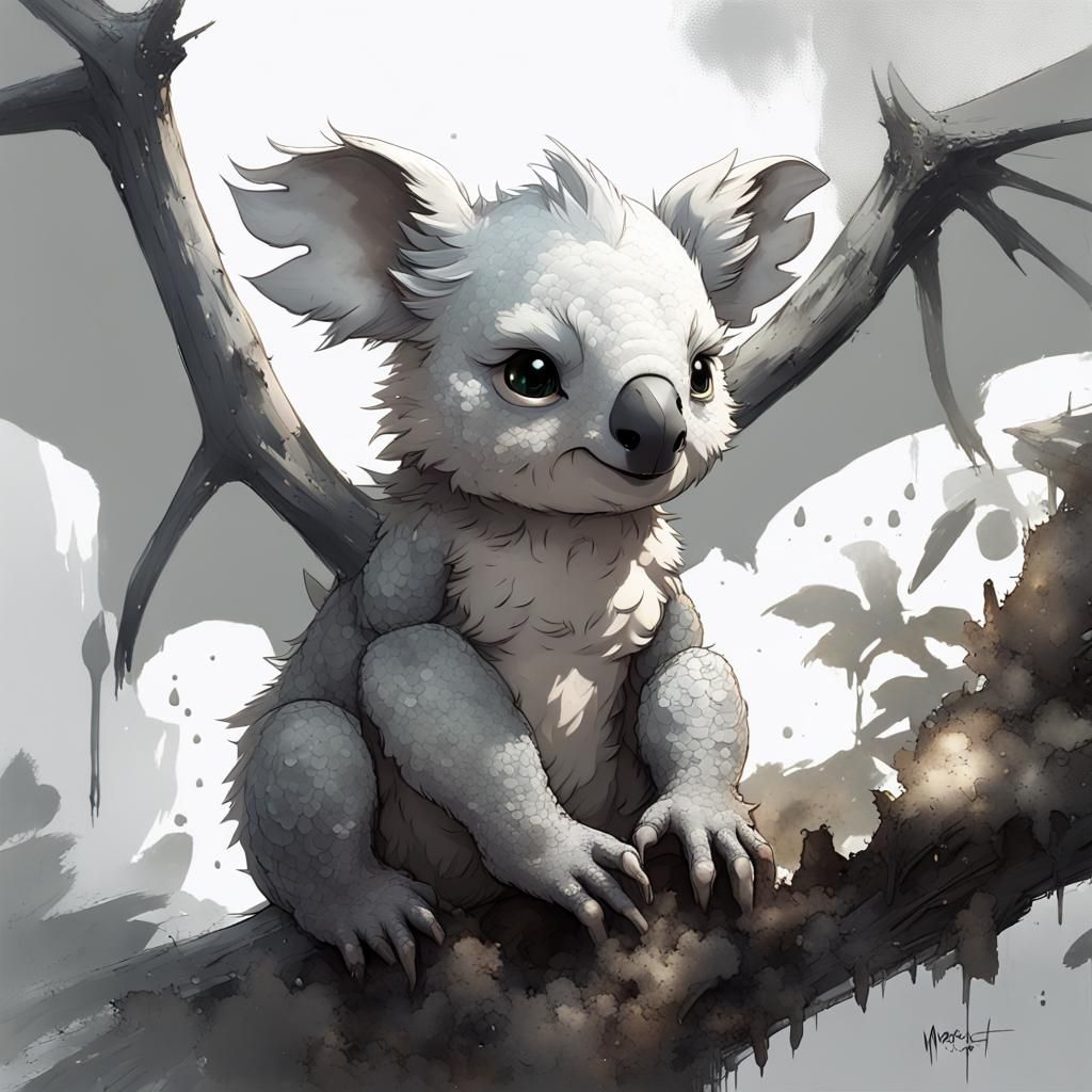 Koala Dragon - AI Generated Artwork - NightCafe Creator
