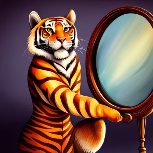 The Fanciful Tiger - AI Generated Artwork - NightCafe Creator