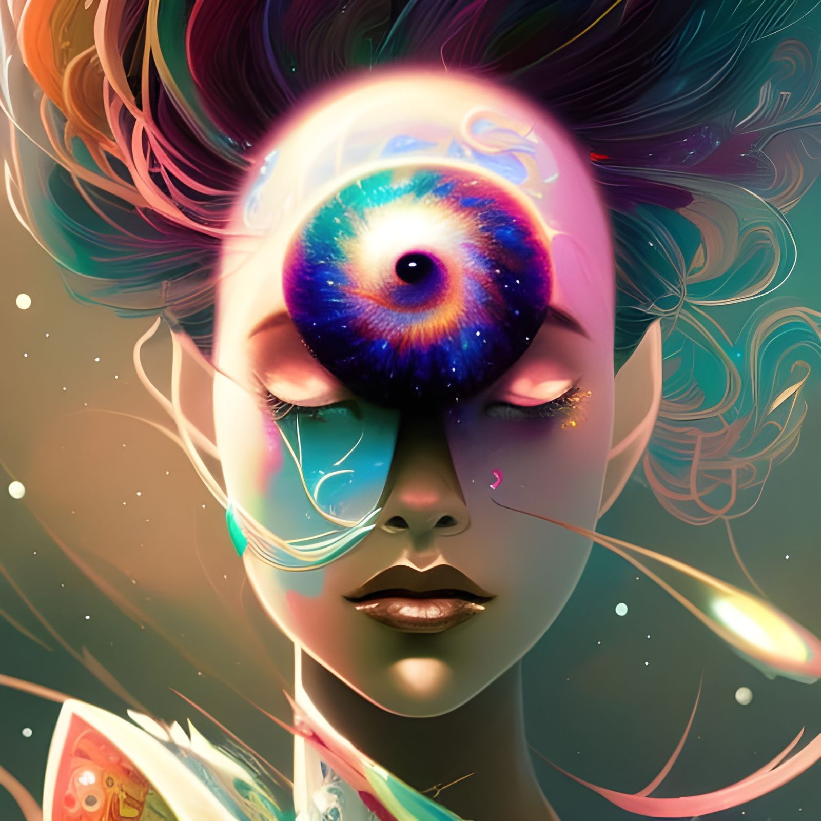 Cosmic Accident - AI Generated Artwork - NightCafe Creator
