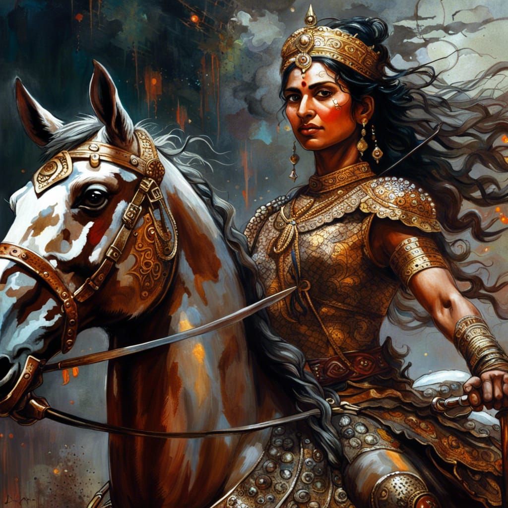 Rani Laxmi Bai - AI Generated Artwork - NightCafe Creator