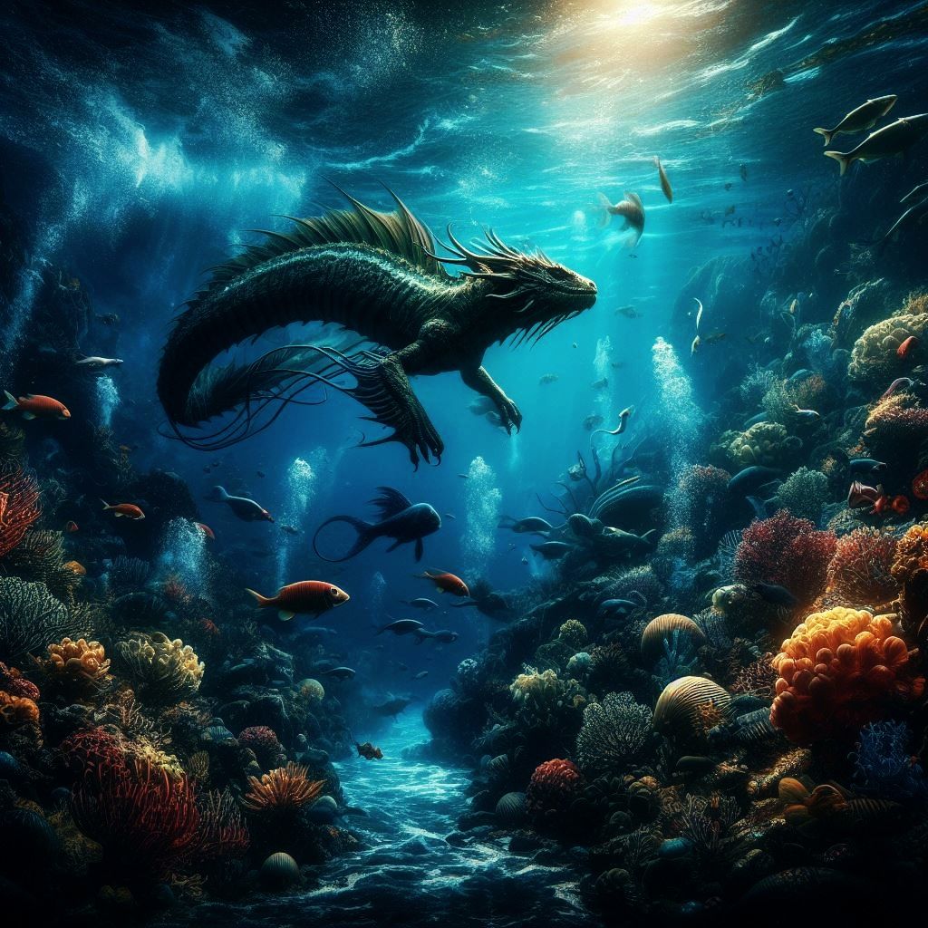 Sea Monster - AI Generated Artwork - NightCafe Creator
