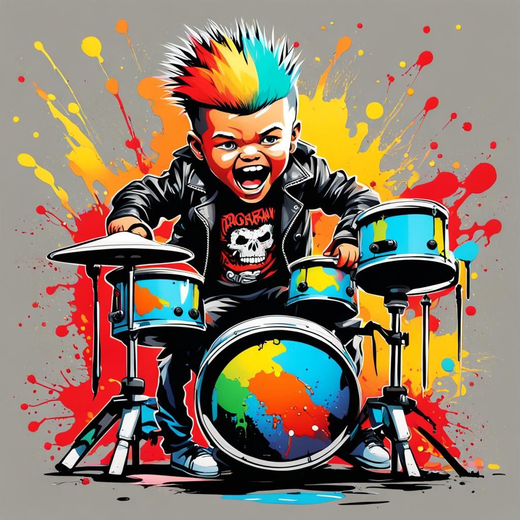 Preschool rockstar - AI Generated Artwork - NightCafe Creator