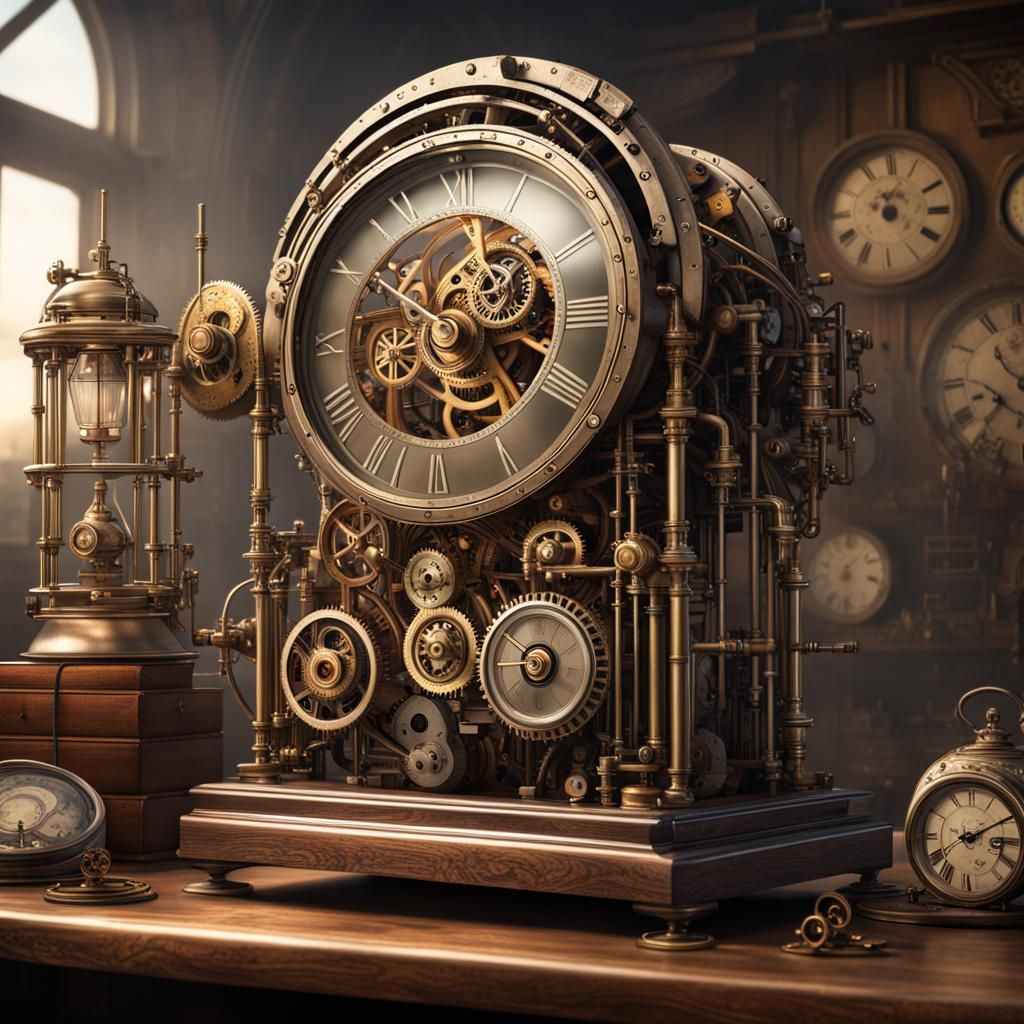 Time machine - AI Generated Artwork - NightCafe Creator