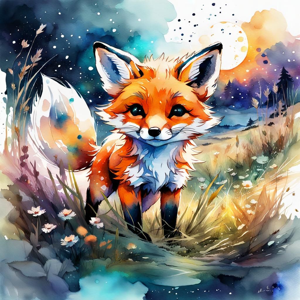 Fox !! - AI Generated Artwork - NightCafe Creator