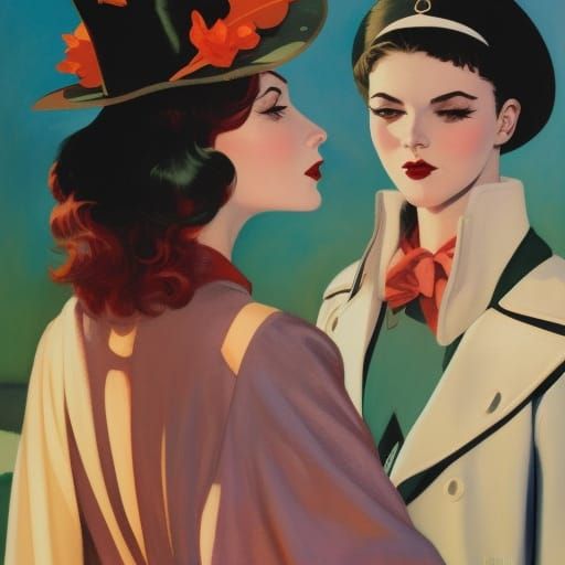 Urban Gothic, teenaged witch; by artist "Coby Whitmore"+"Pino Deini" - AI Generated Artwork ...