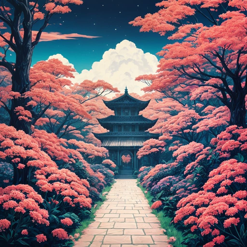 Flower power Masterpiece, Best Quality, flat, Manga Scan, Anime ...