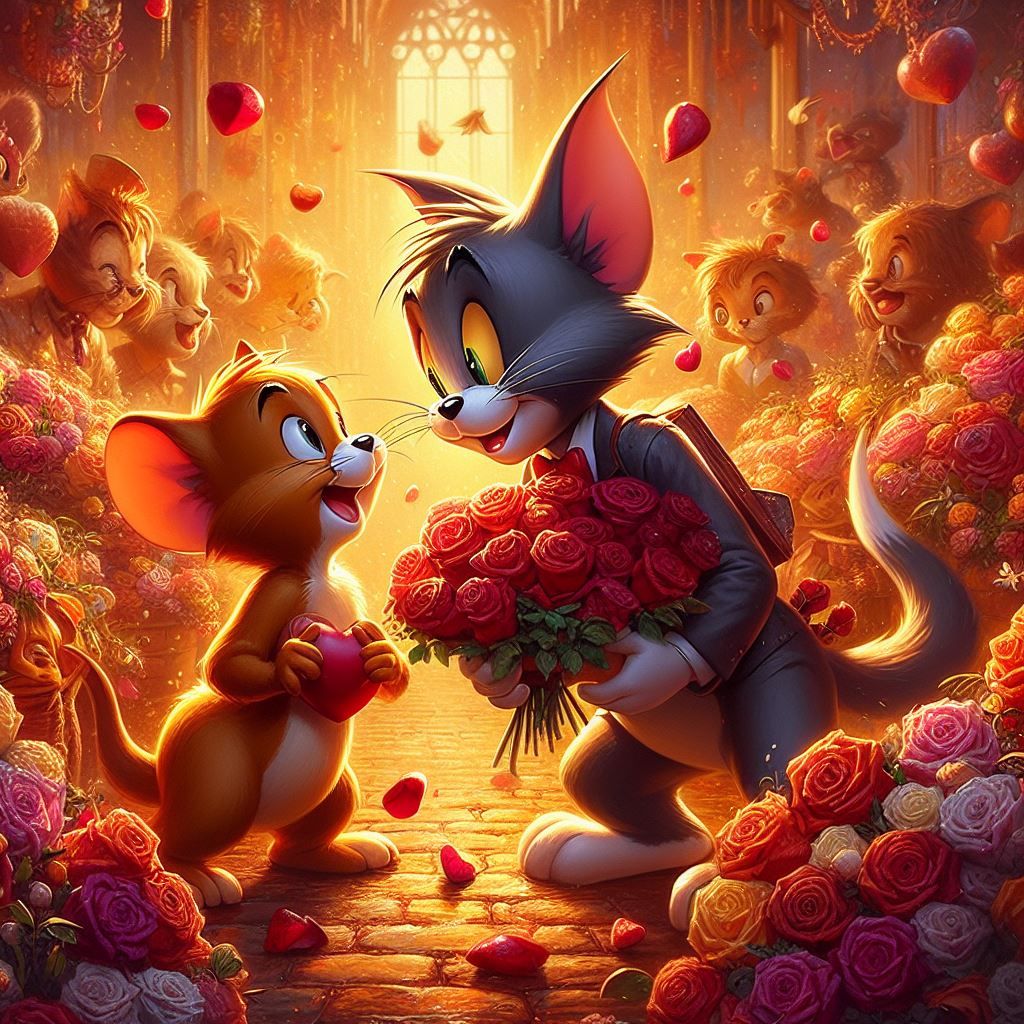 Tom and Jerry - AI Generated Artwork - NightCafe Creator