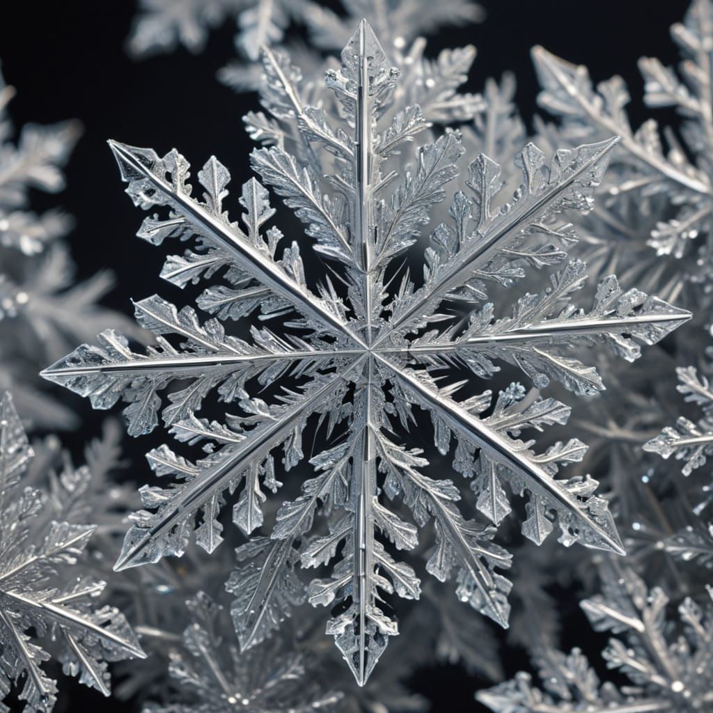 Fractals in snowflake - Fractals in snowflake