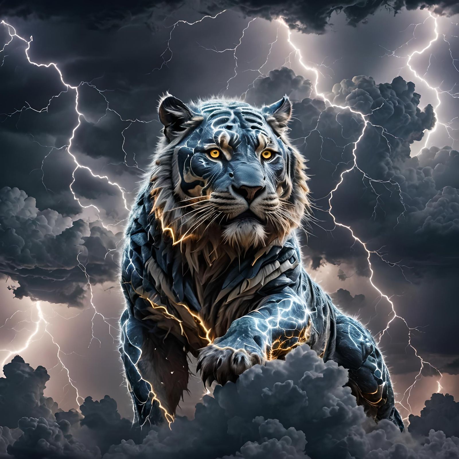 Living Lightning - AI Generated Artwork - NightCafe Creator