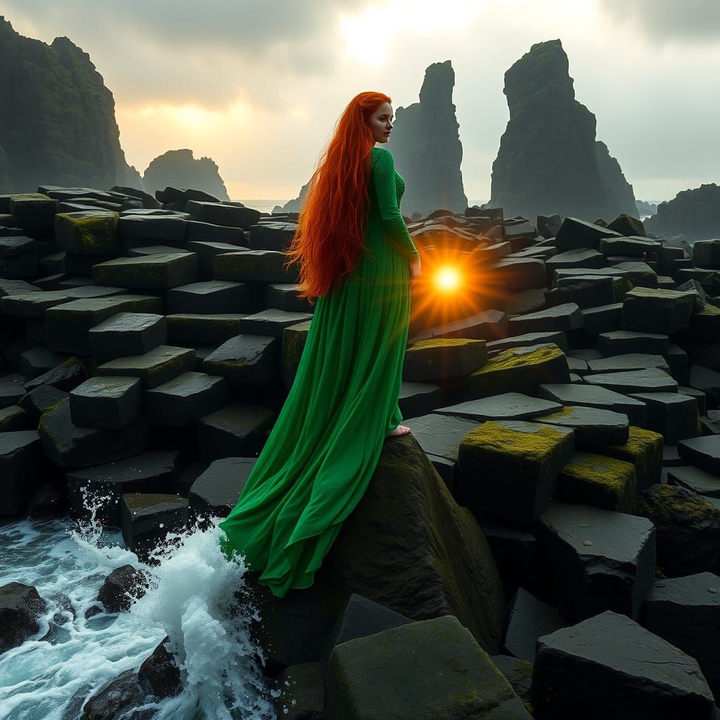Carved by fire, shaped by time—Giant’s Causeway stands, a legend etched ...