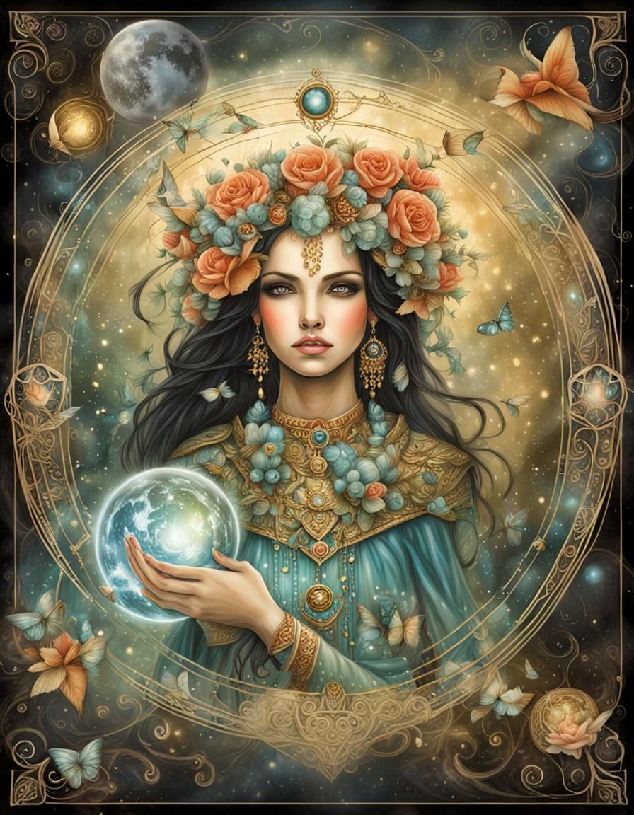 Mystic Oracle - AI Generated Artwork - NightCafe Creator