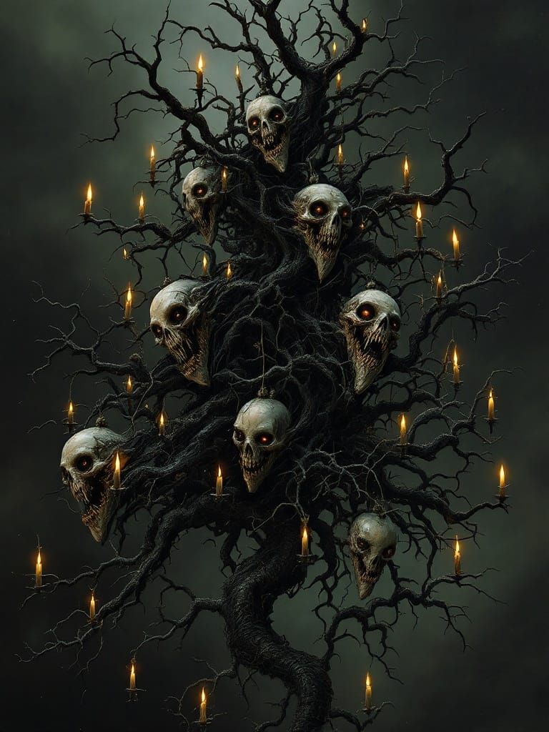 Creepy Christmas tree - Creepy Christmas tree