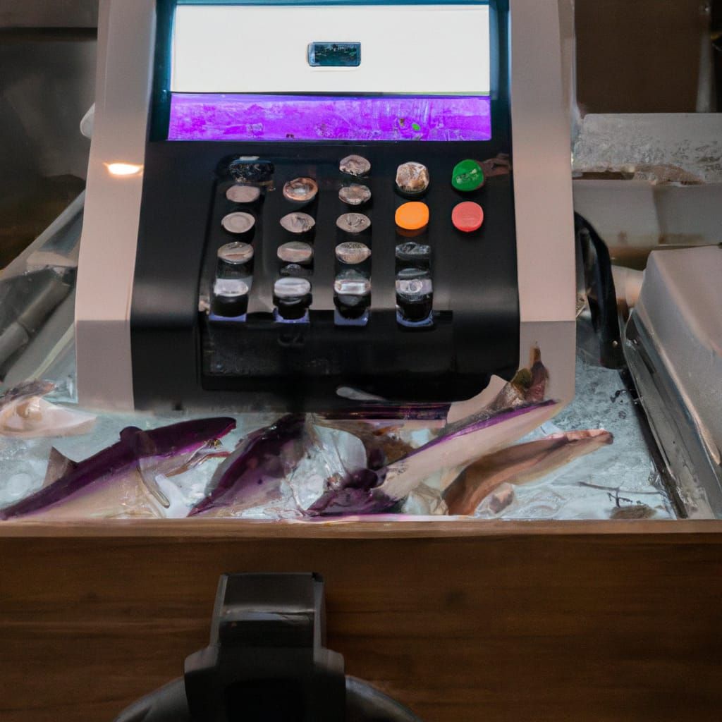 Cash register full of fish - AI Generated Artwork - NightCafe Creator