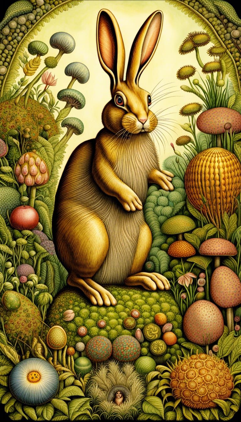 Bunny World: Codex Seraphinianus : r/nightcafe