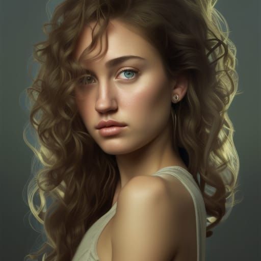 Miley Cyrus - AI Generated Artwork - NightCafe Creator